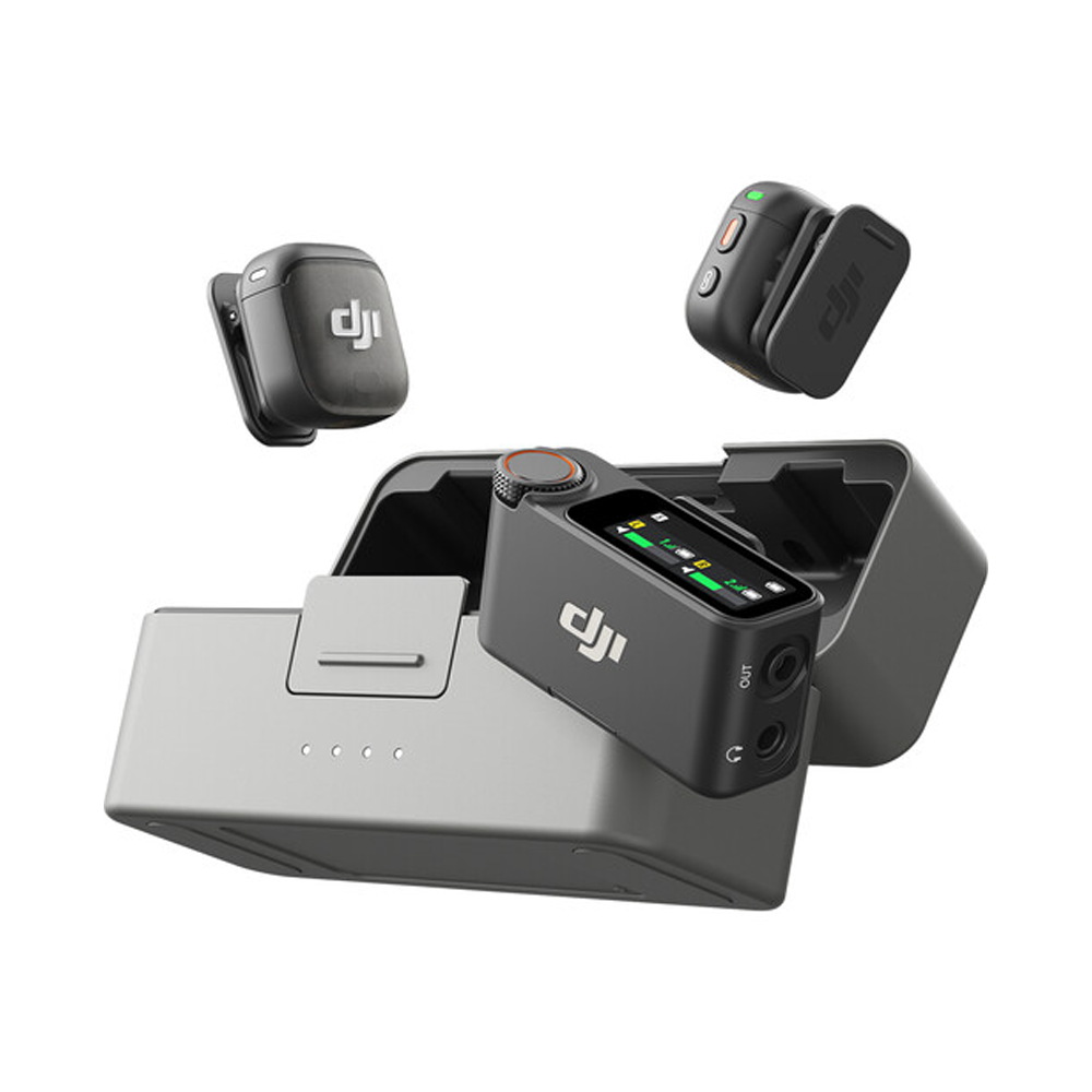 Microfone Sem Fio DJI MIC 3 (2 TX + 1 RX + Charging Case) - USB-C ...